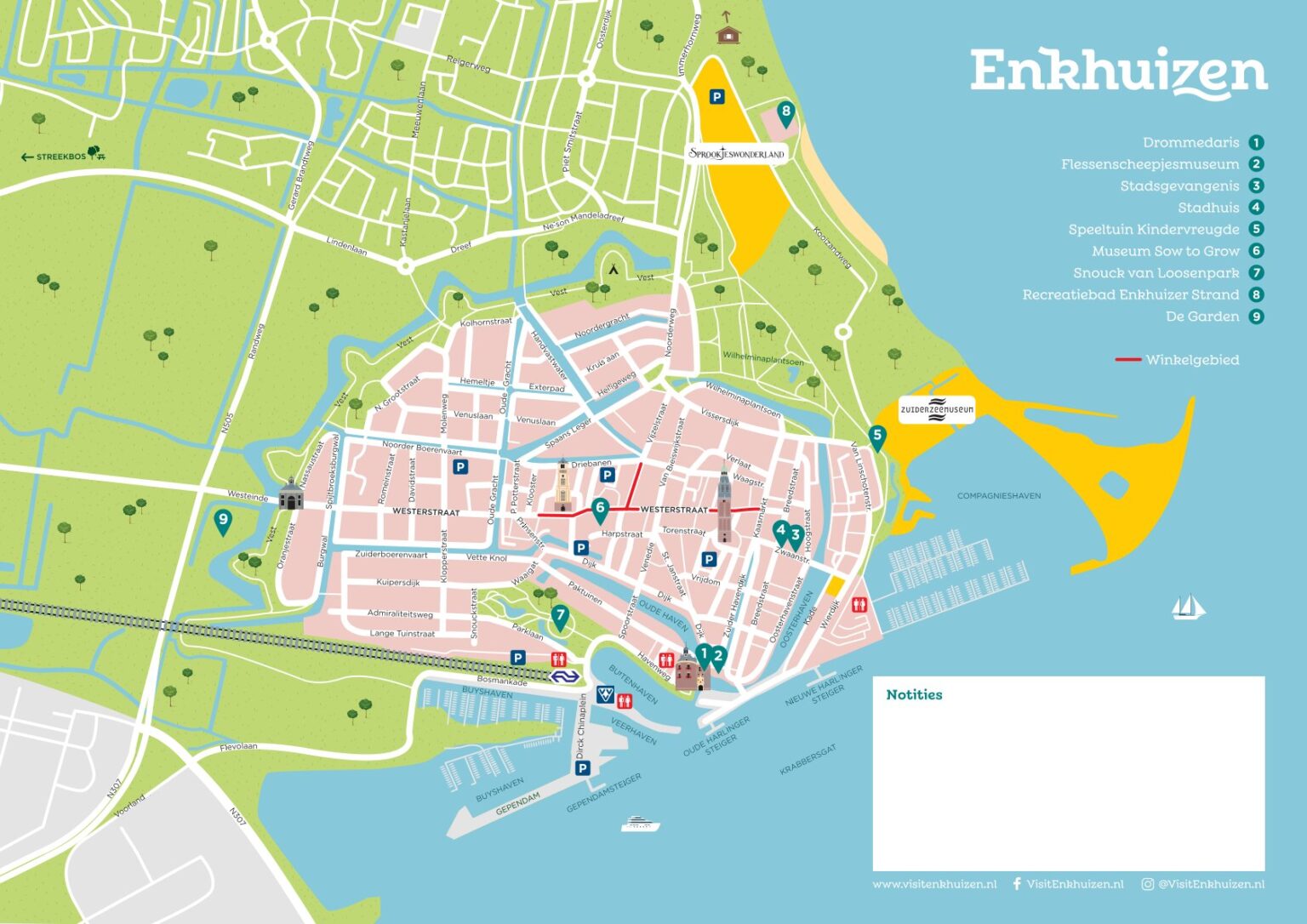 Plattegrond Enkhuizen • Visit Enkhuizen